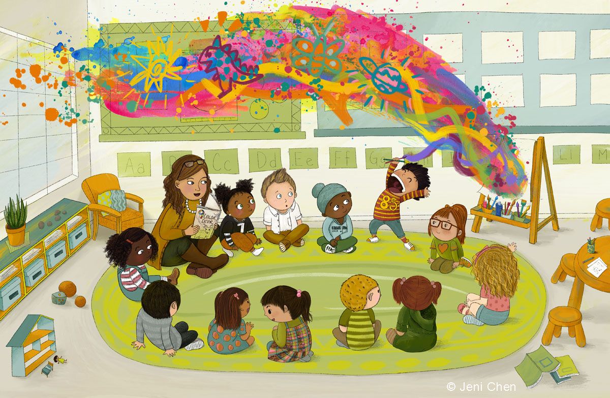 Illustrator's Studio: Jeni Chen – The Canadian Children's Book Centre