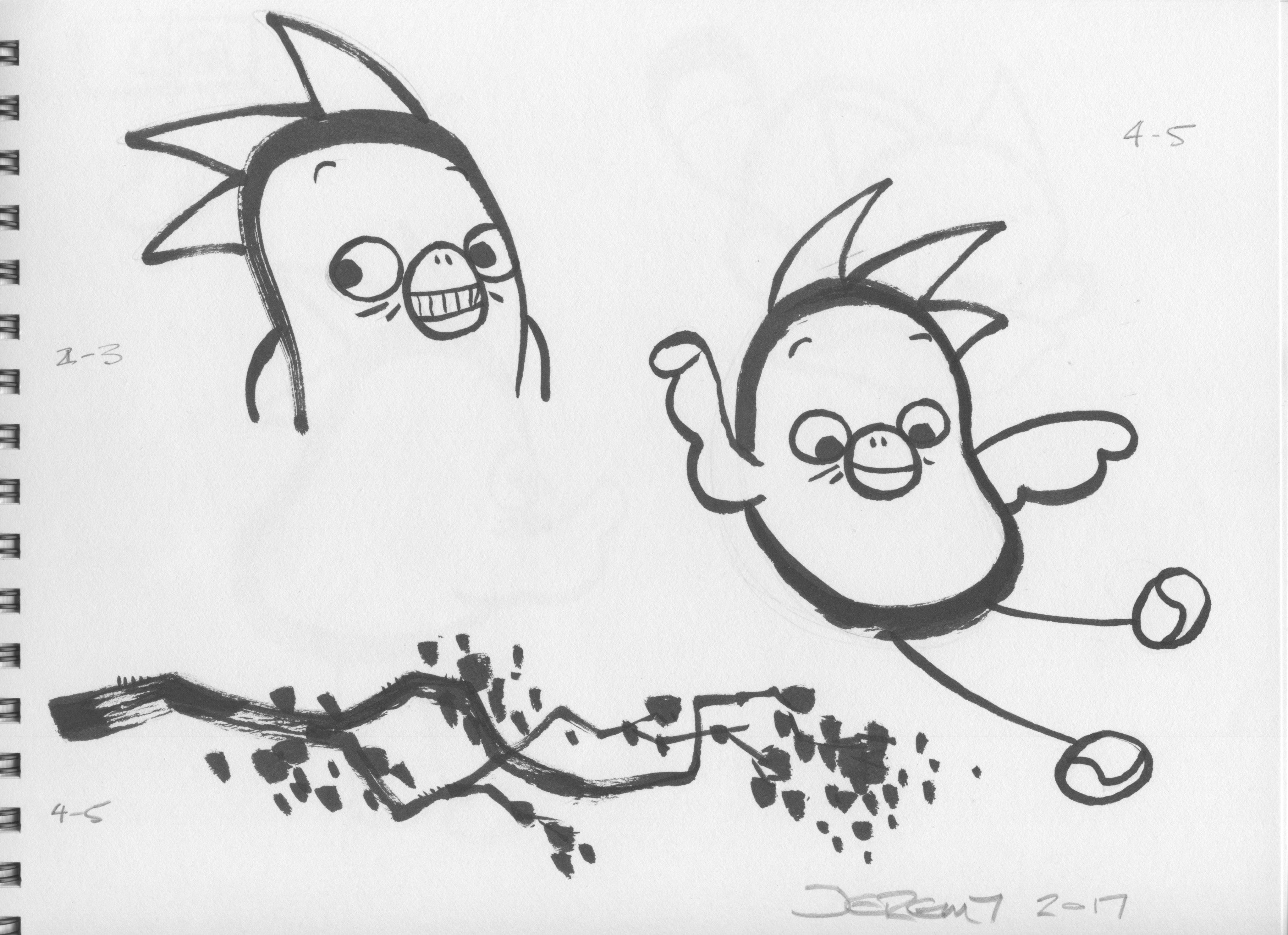 Jeremy Tankard - Sleepy Bird Original Drawings – The Canadian Children ...